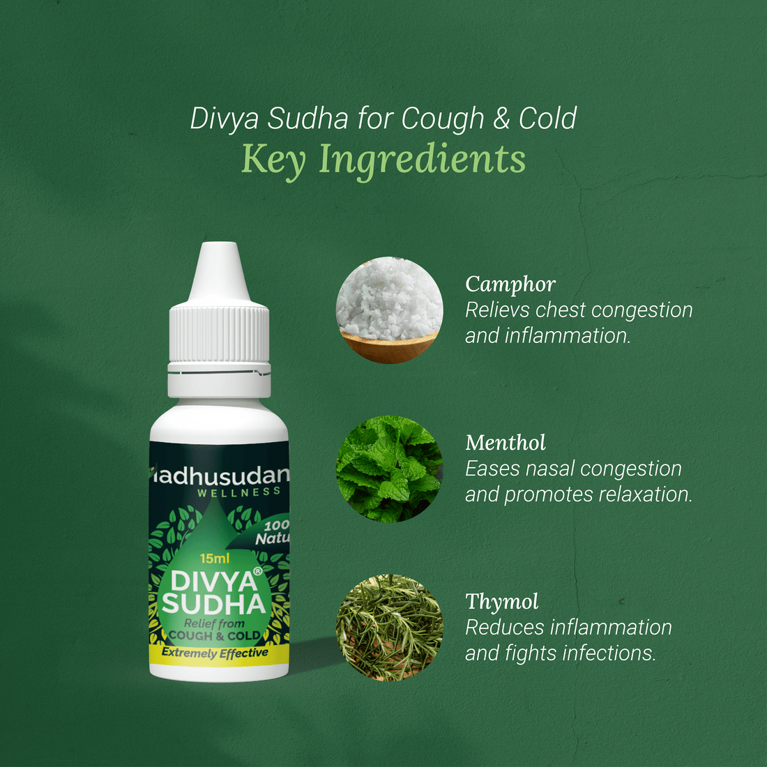 Divyasudha Cold & Flu Drops: Natural Immune Support Remedy